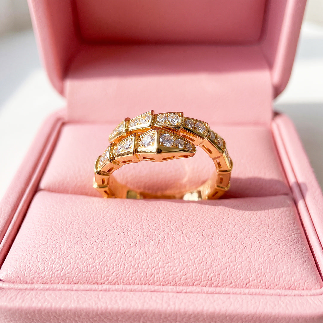 Double Wrap Pavé Statement Ring | Luxe2082 – Tiara.com.sg