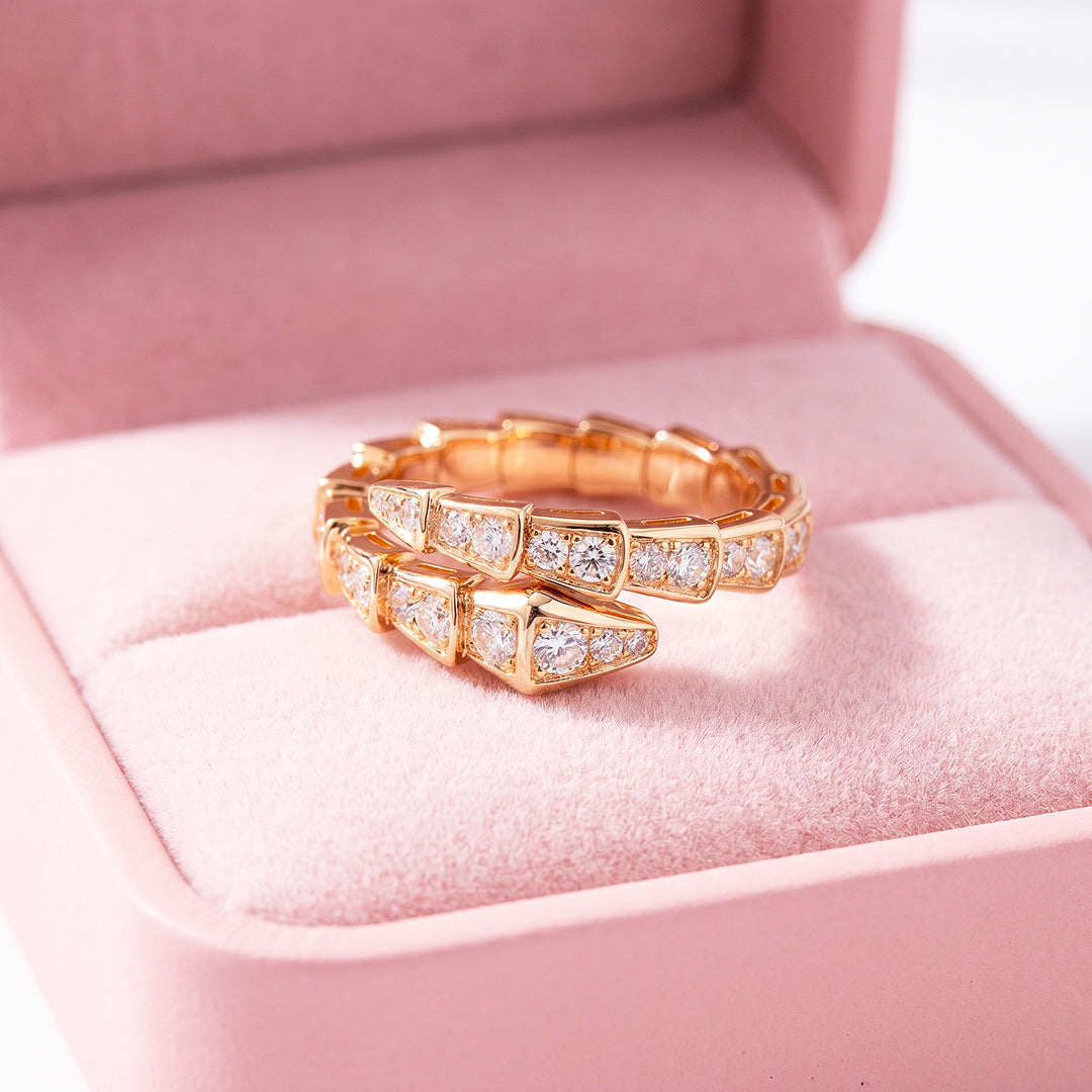 Double Wrap Pavé Statement Ring | Luxe2082 – Tiara.com.sg